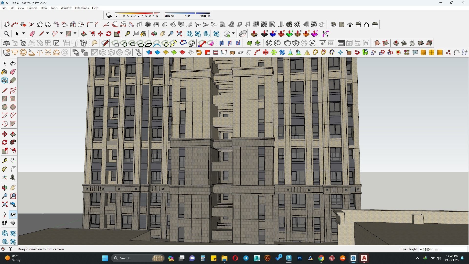 Art deco sketchup 3D model | CGTrader