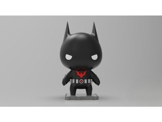 Batman Beyond 3D Printed Hero Figure 3D model 3D printable | CGTrader