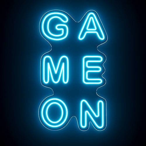 Game On Neon Sign 3D model | CGTrader