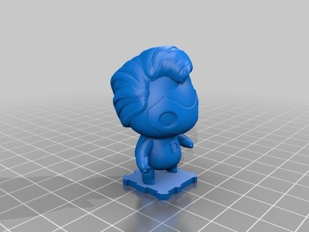 DC Green Lantern 3D Printing Sculpture 3D model 3D printable | CGTrader