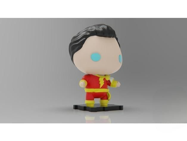 DC Shazam 3D Printing Sculpture 3D model 3D printable | CGTrader