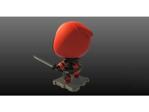 Deadpool 3D Printed Collectible 3D model 3D printable | CGTrader