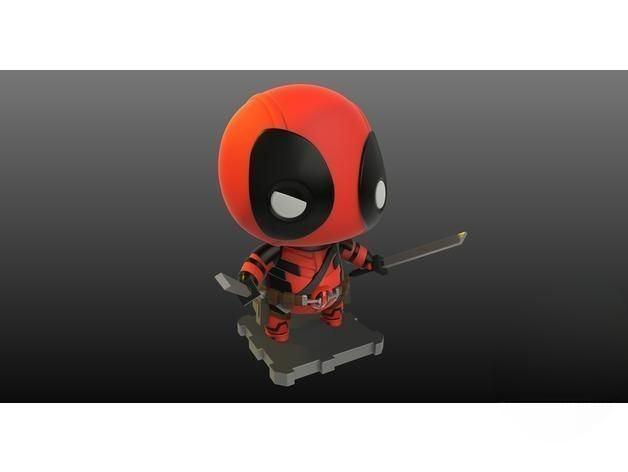 Deadpool 3D Printed Collectible 3D model 3D printable | CGTrader