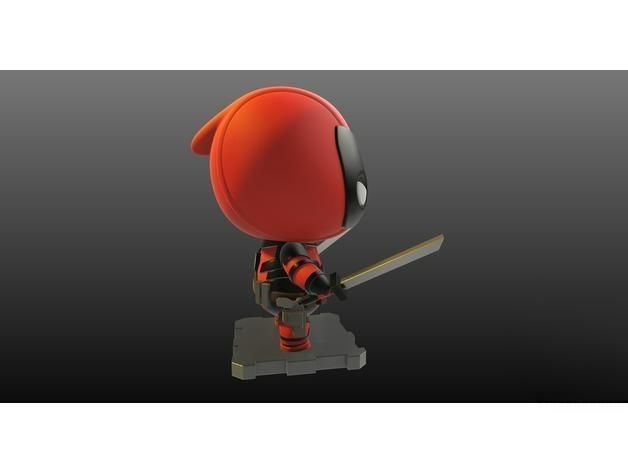 Deadpool 3D Printed Collectible 3D model 3D printable | CGTrader