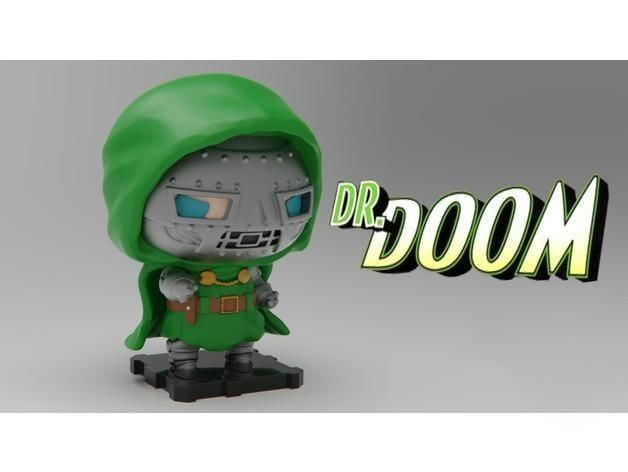 Doctor Doom 3D Printing Sculpture 3D model 3D printable | CGTrader
