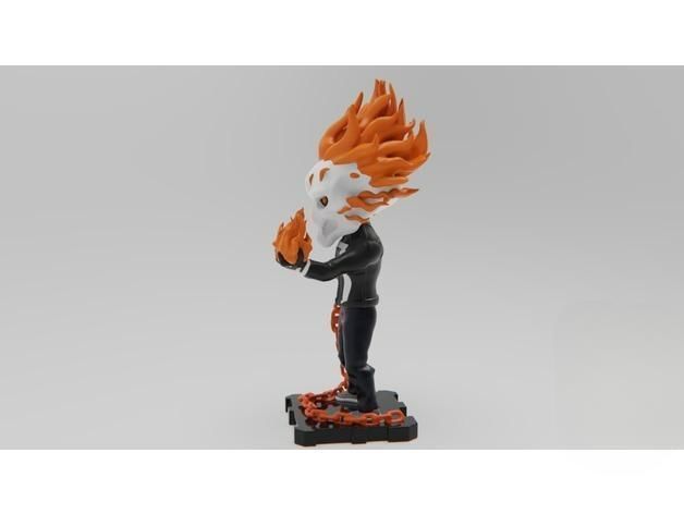 Ghost Rider 3D Printed Character 3D model 3D printable | CGTrader