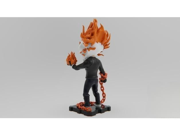 Ghost Rider 3D Printed Character 3D model 3D printable | CGTrader