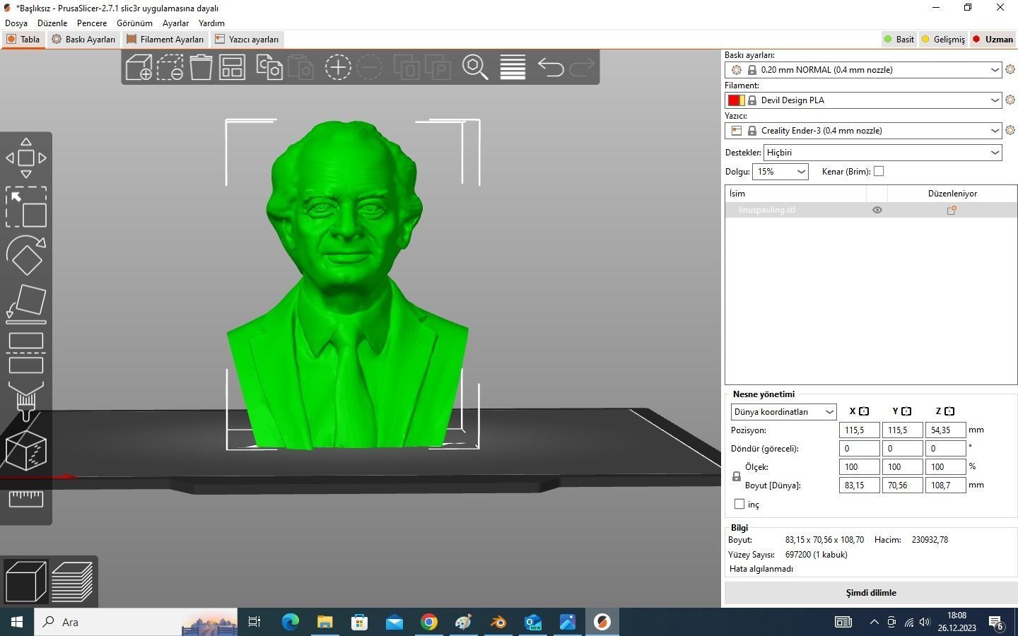 Linus Pauling 3D model 3D printable | CGTrader
