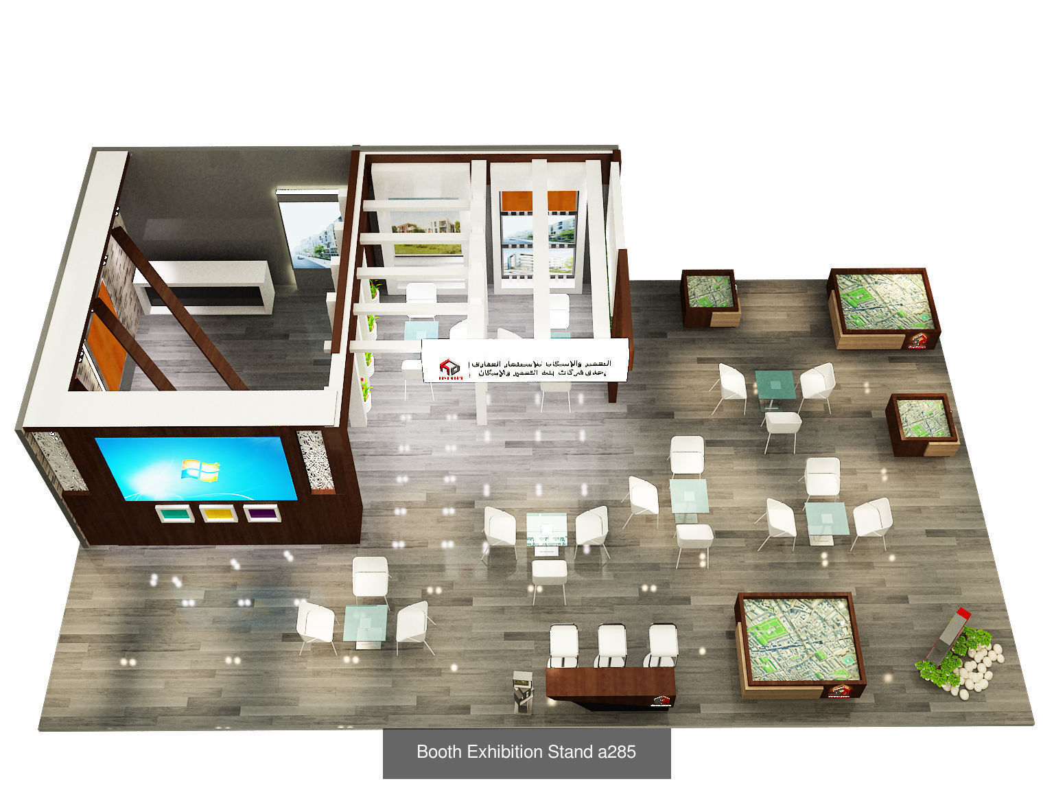 Booth Exhibition Stand G26 3D Model Collection | CGTrader