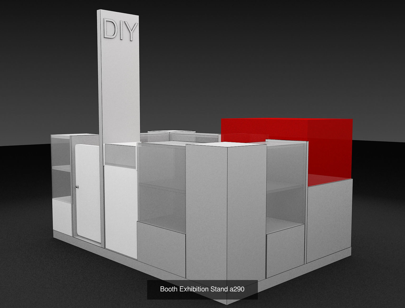 Booth Exhibition Stand G26 3D Model Collection | CGTrader