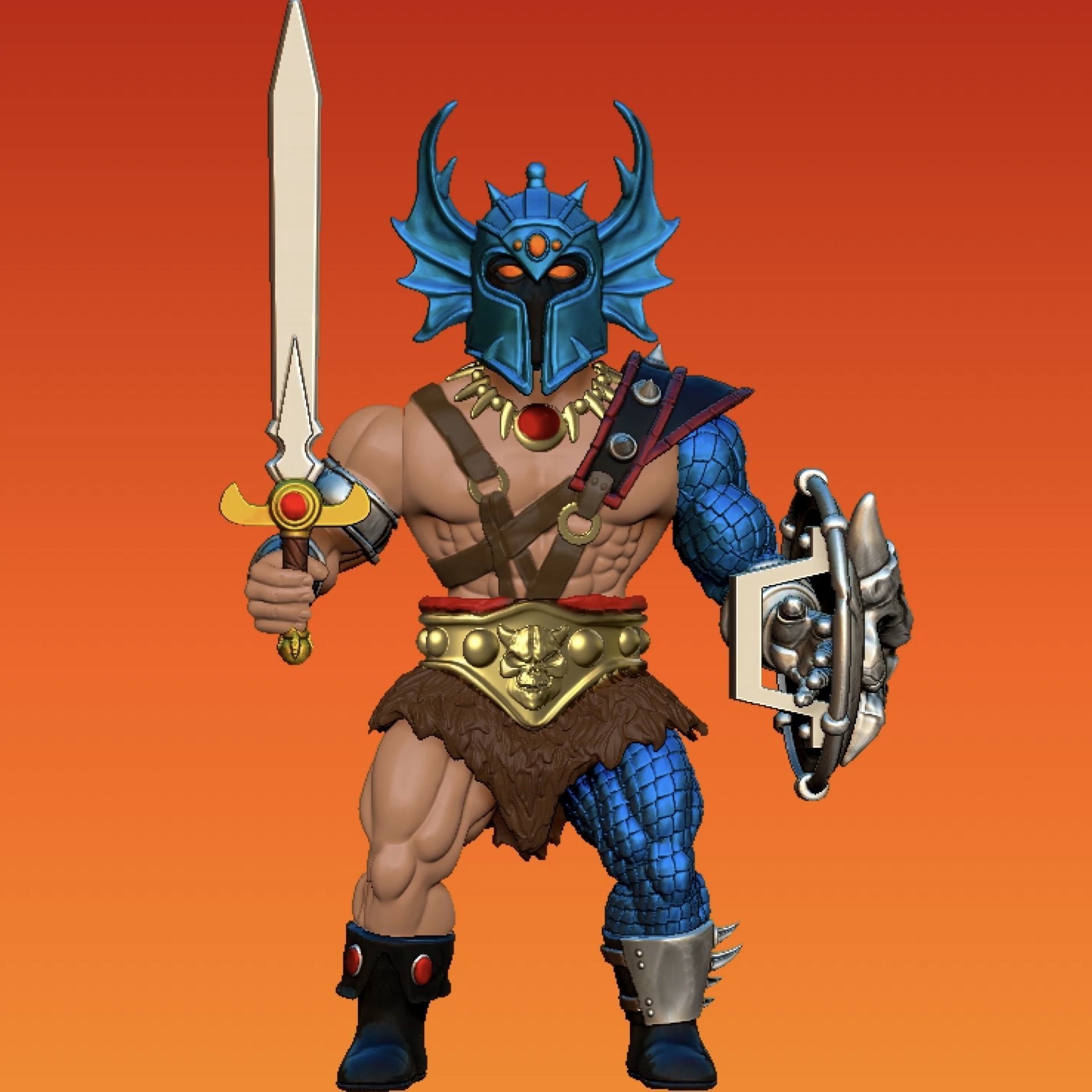 warduke remco style 3D model 3D printable | CGTrader