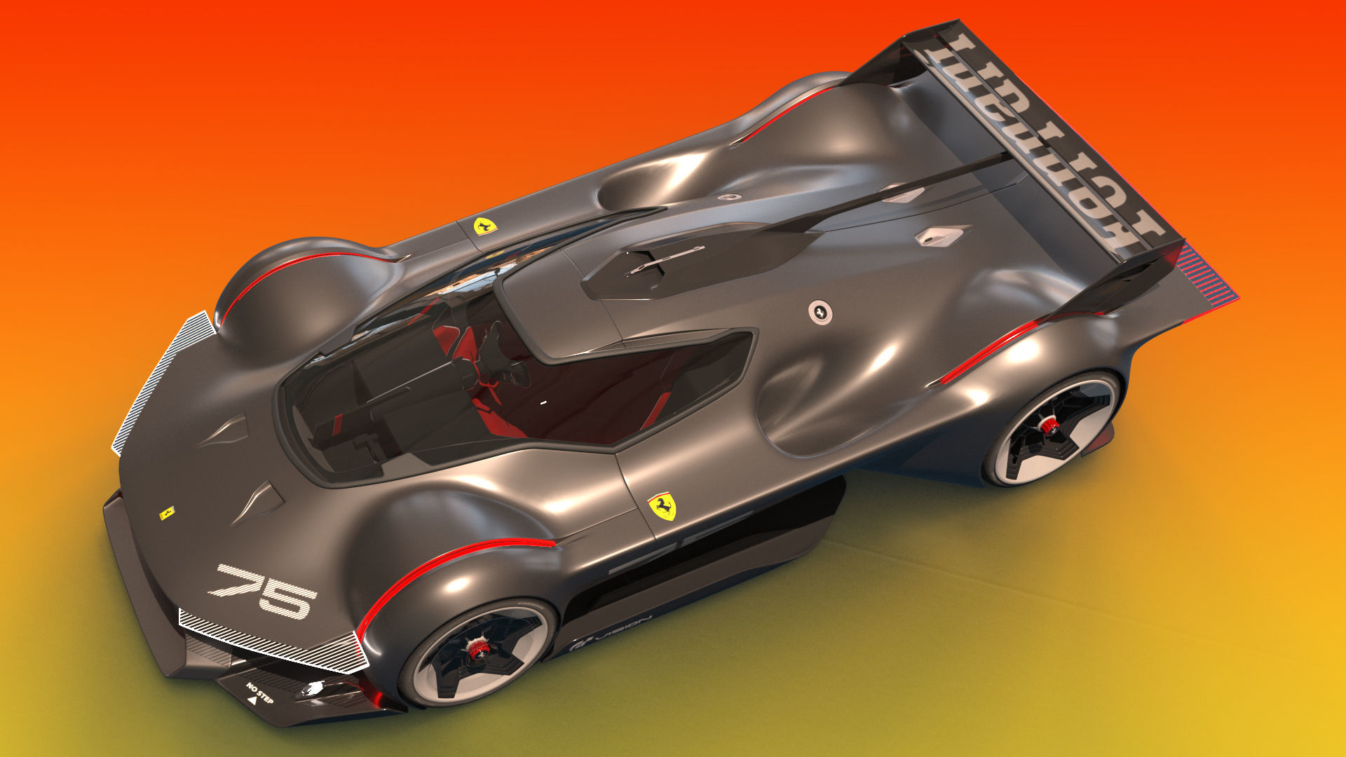 Ferrari Vision Gran Turismo Concept 3D model | CGTrader