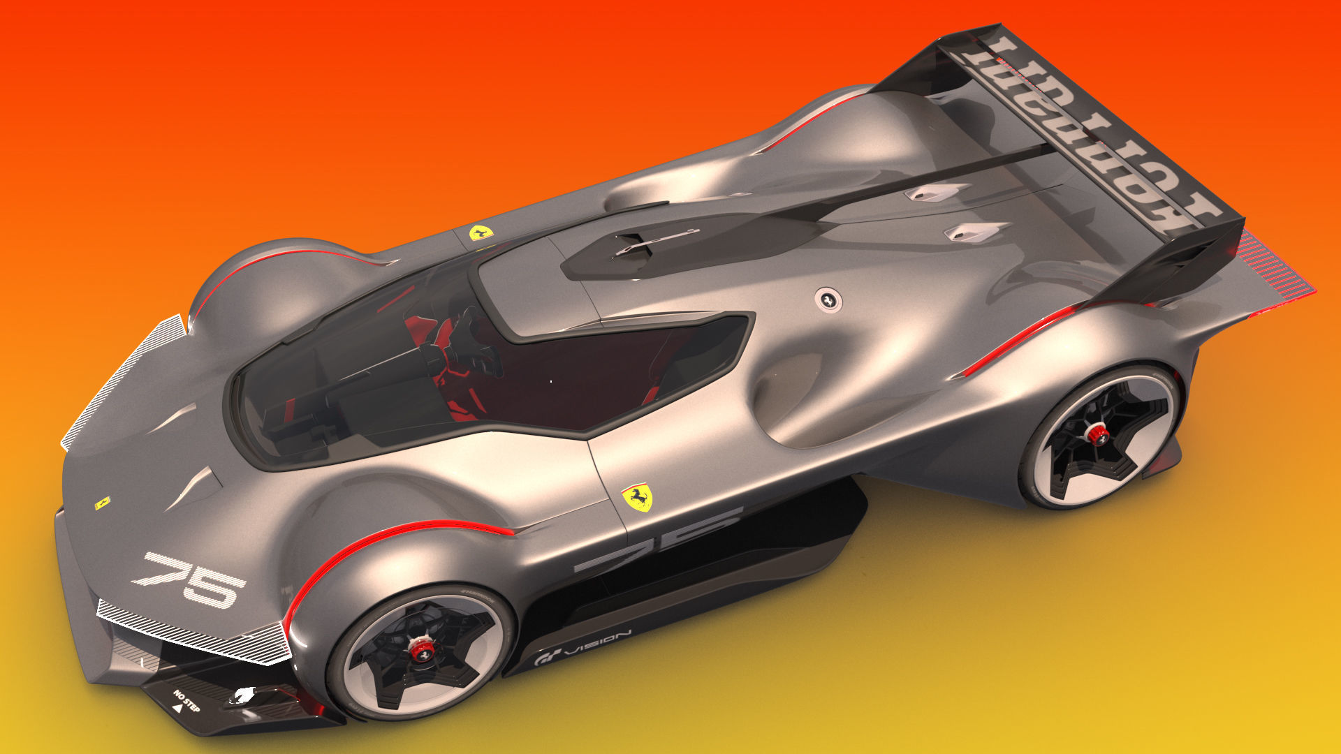 Ferrari Vision Gran Turismo Concept 3D model | CGTrader