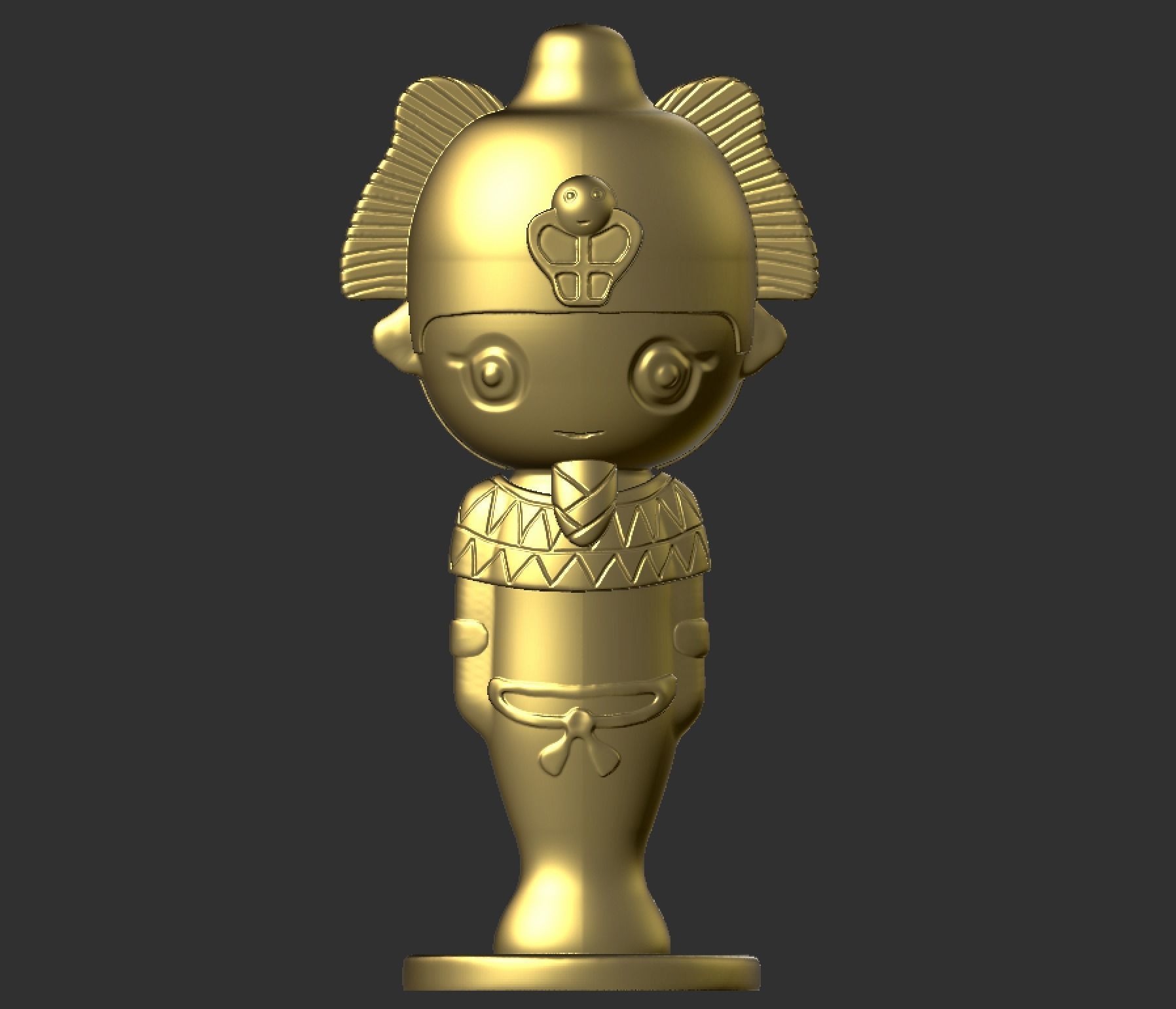 God Osiris high poly ready for 3d print 3D model | CGTrader