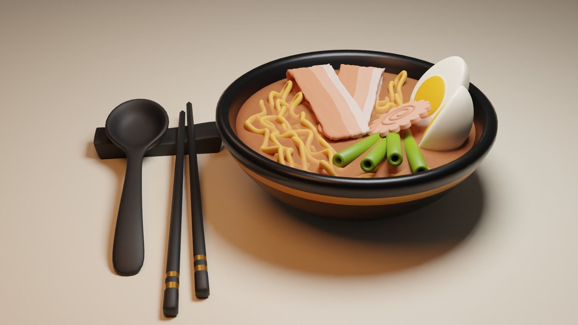 Ramen Noodles 3D model | CGTrader