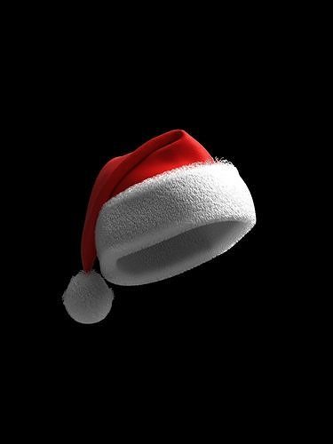 Christmas hat free 3D model animated rigged | CGTrader