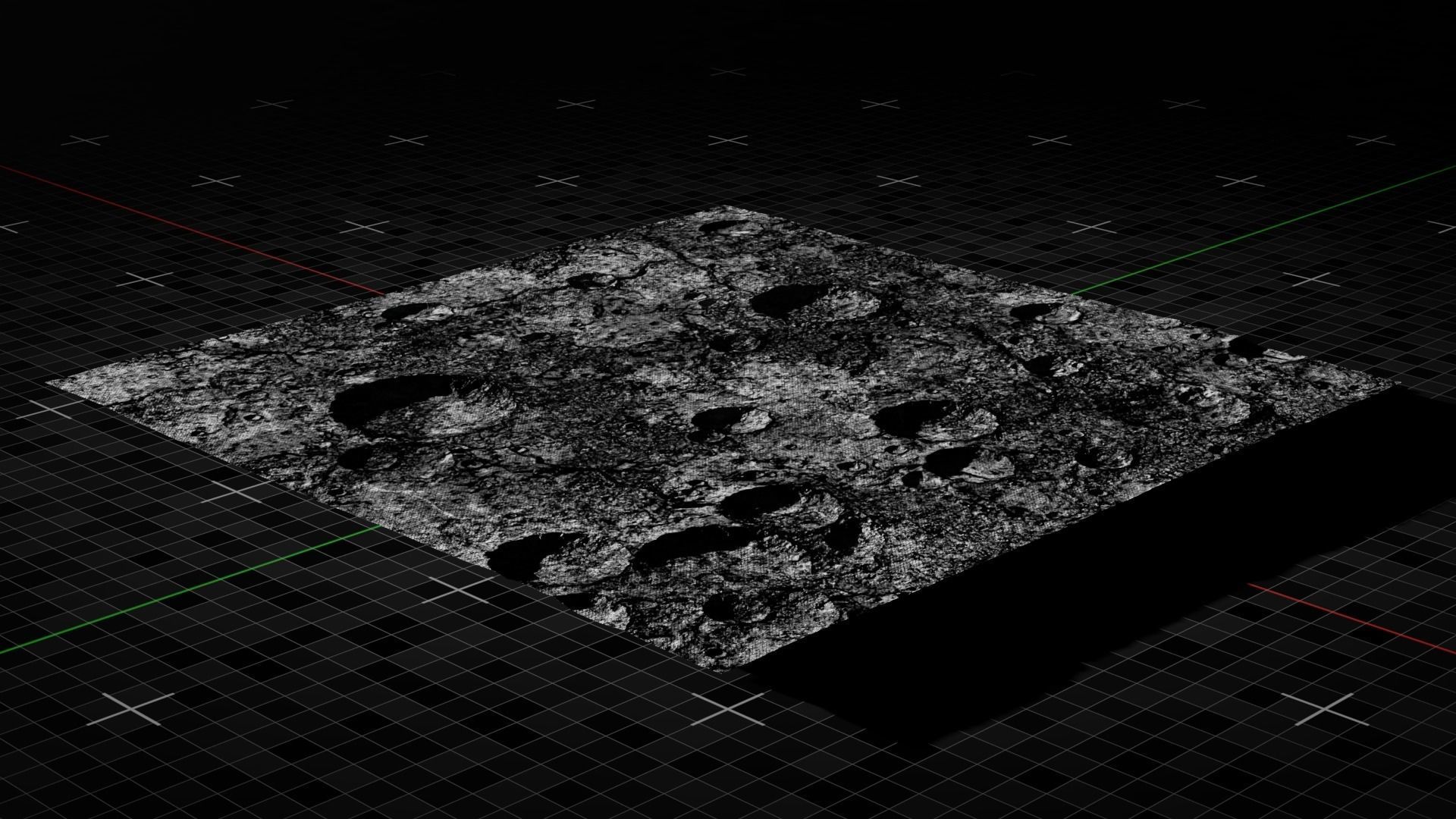 Moon Terrain 2 3D model | CGTrader
