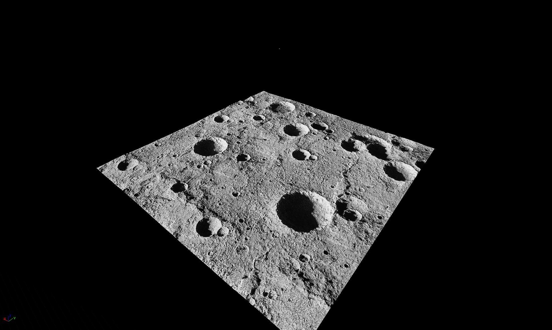 Moon Terrain 2 3D model | CGTrader