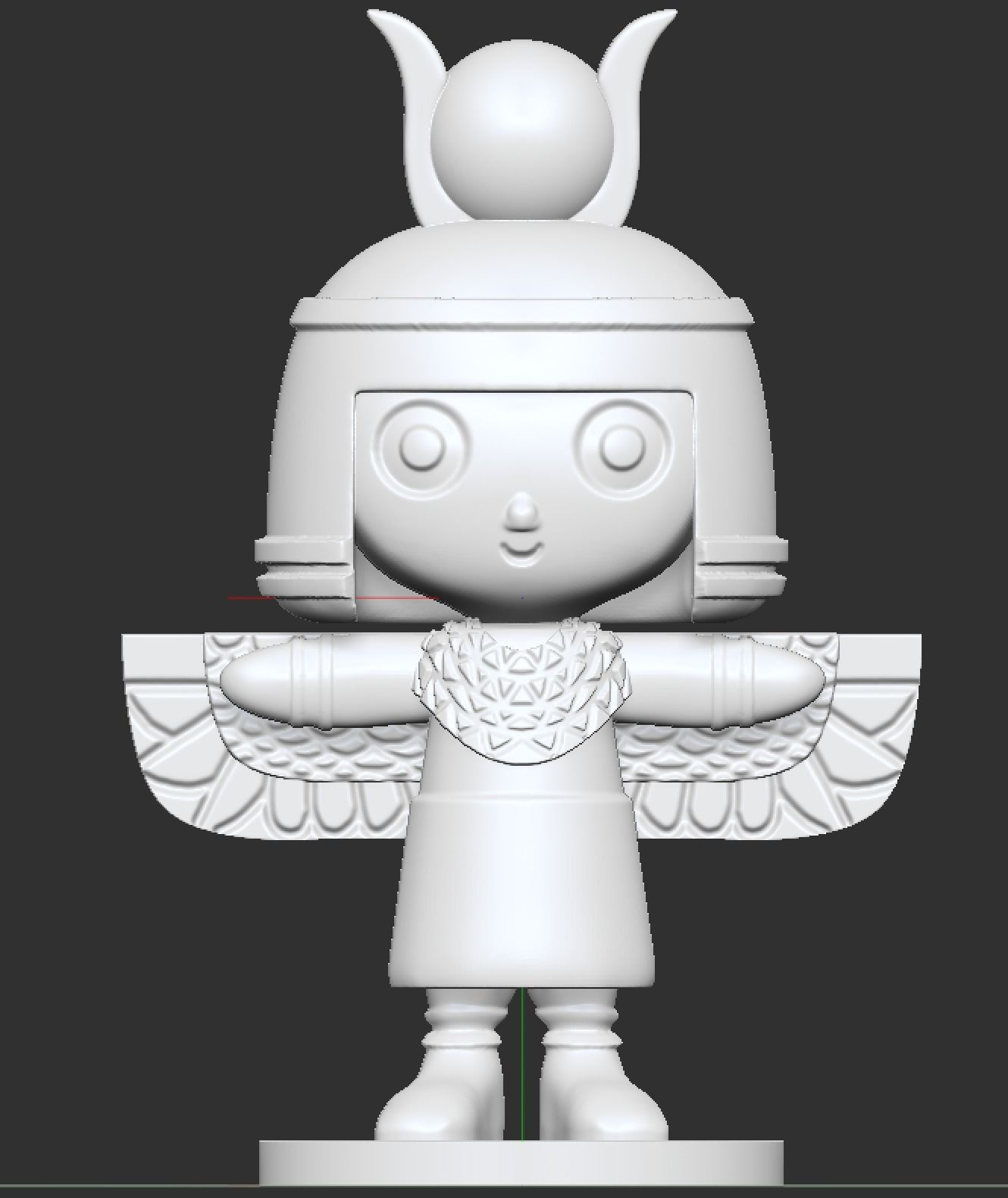Goddess Isis HQ 3D printable 3D model | CGTrader