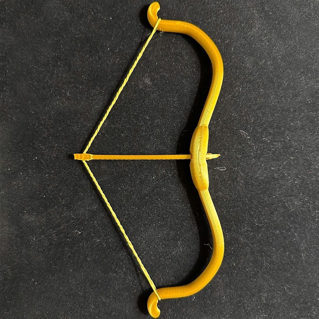 Bow and Arrow 3D Printable Toy 3D model 3D printable | CGTrader