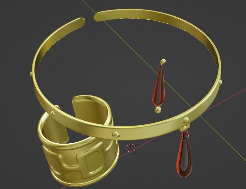 Flamme cosplay accessories set from frieren STL file 3D model 3D ...