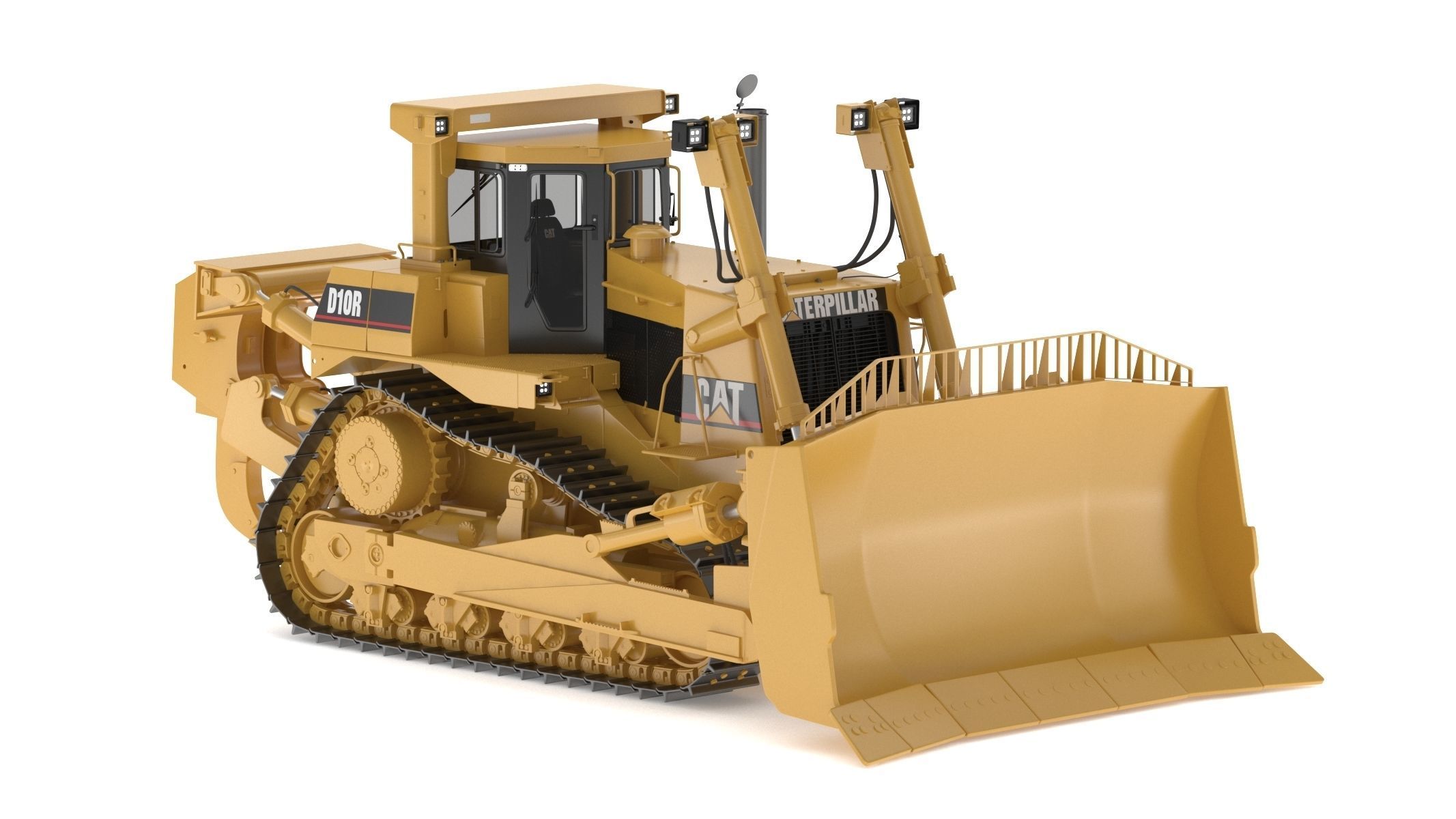 CAT Caterpillar D10 Dozer 3D model | CGTrader