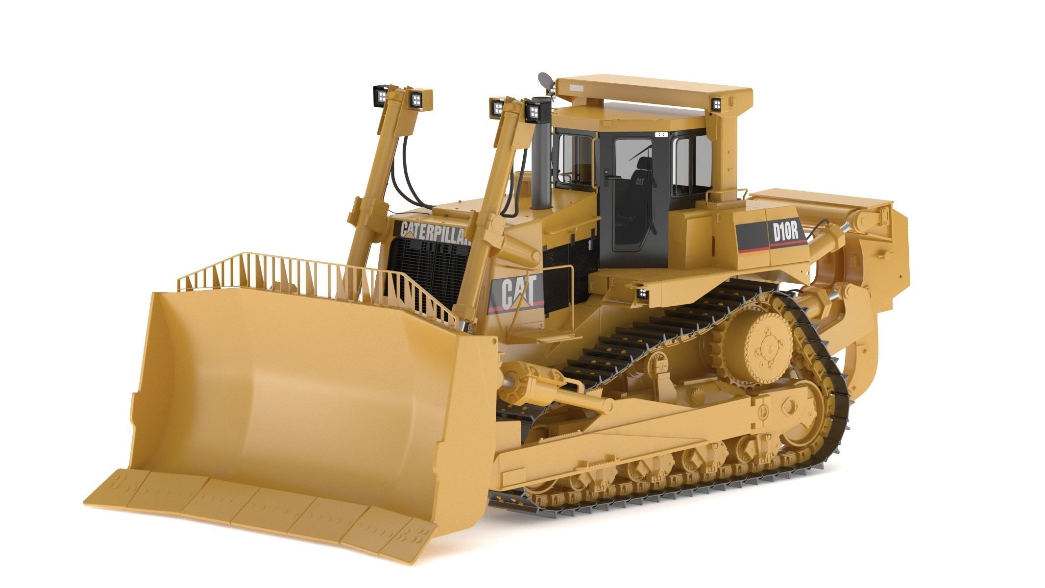 CAT Caterpillar D10 Dozer 3D model | CGTrader