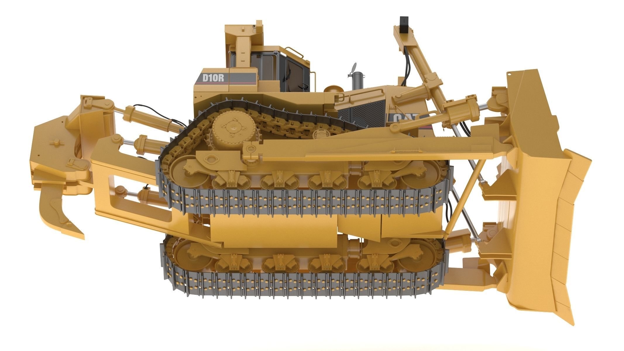 CAT Caterpillar D10 Dozer 3D model | CGTrader