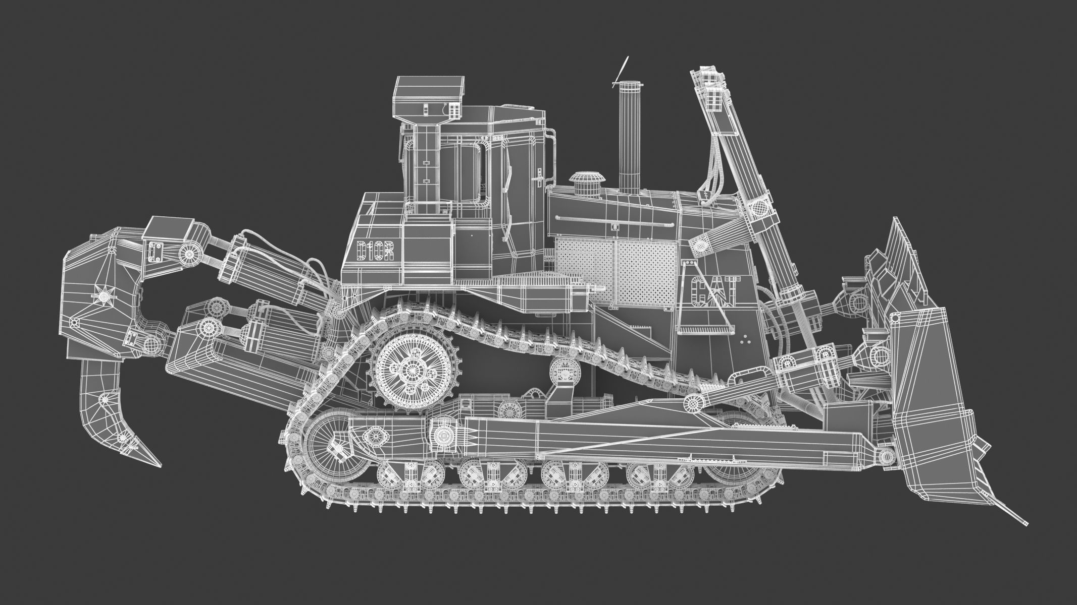 CAT Caterpillar D10 Dozer 3D model | CGTrader