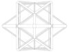 Wireframe Shape First Stellation of The Rhombic Dodecahedron 3D model ...