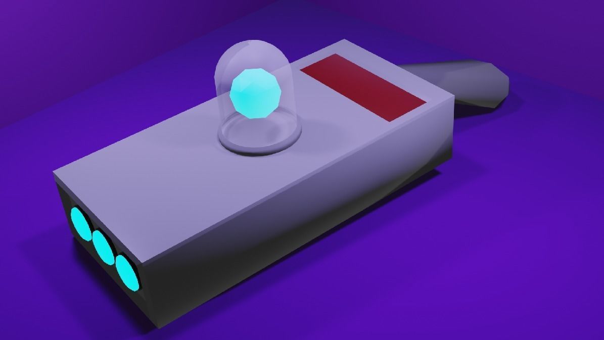 3D model Interdimensional Rift Creator- Sci-Fi Portal Gun Material Pack ...