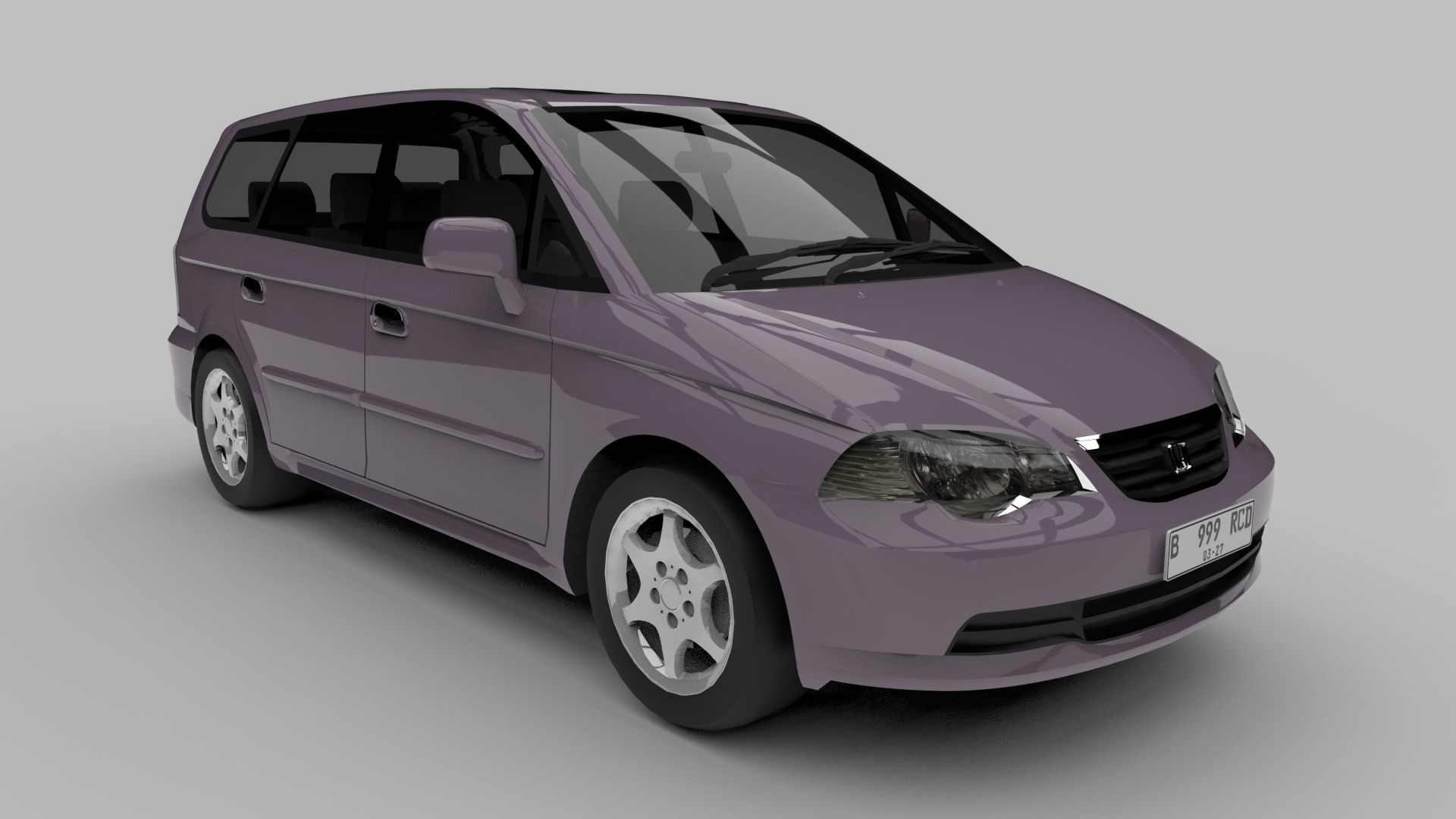 HONDA ODYSSEY RA6 JAPAN 2001 3D model | CGTrader