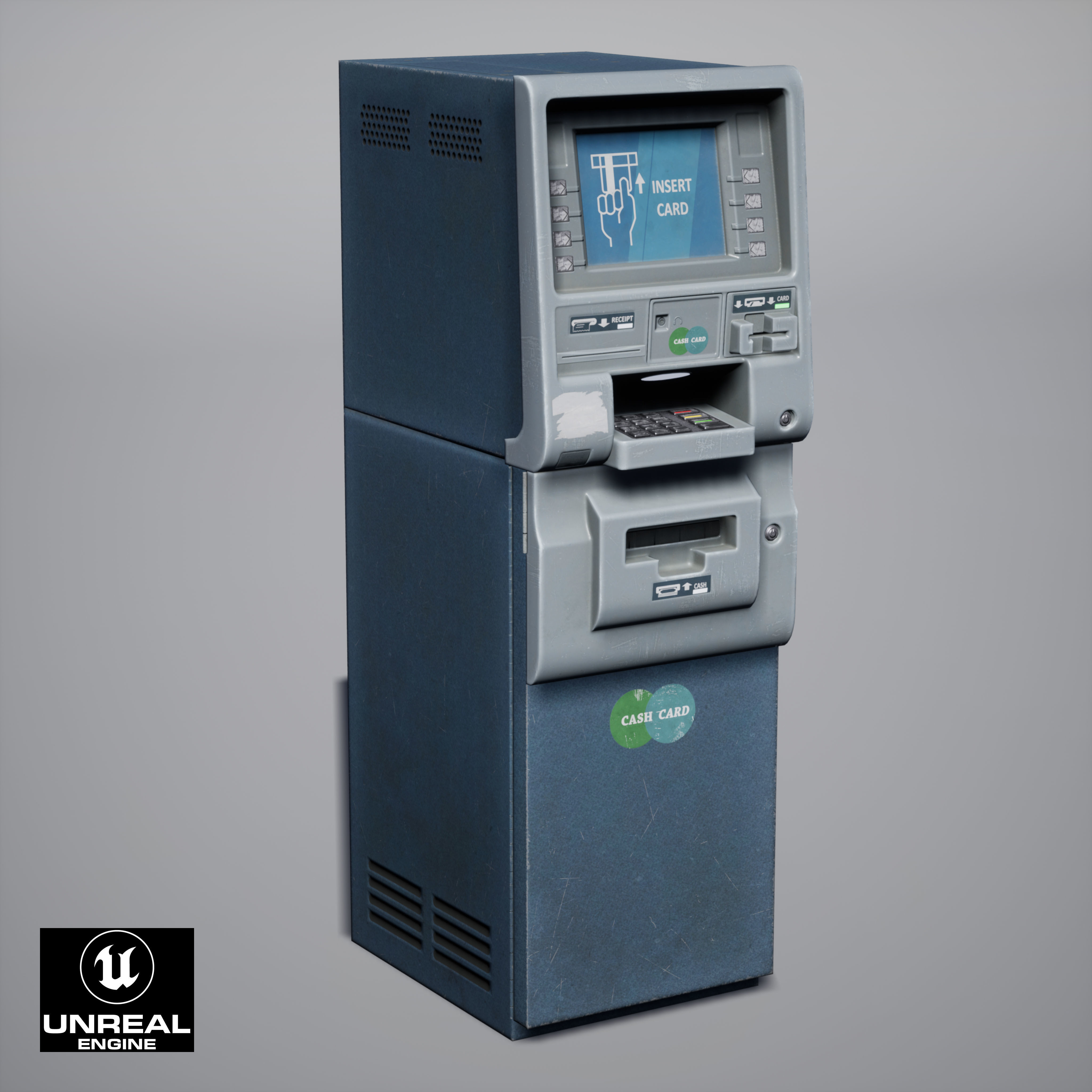 3D model ATM Freestanding VR / AR / low-poly | CGTrader