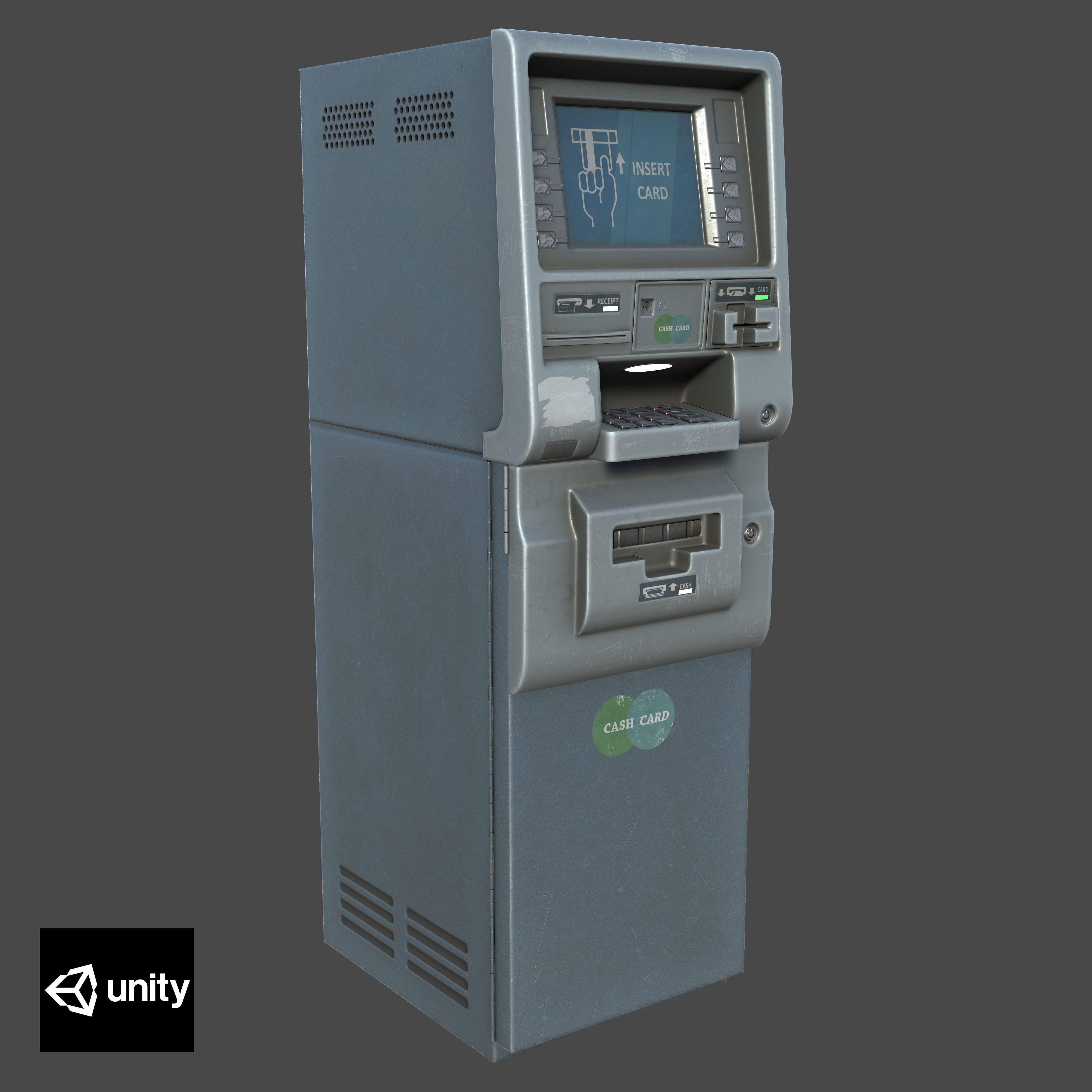 3D model ATM Freestanding VR / AR / low-poly | CGTrader