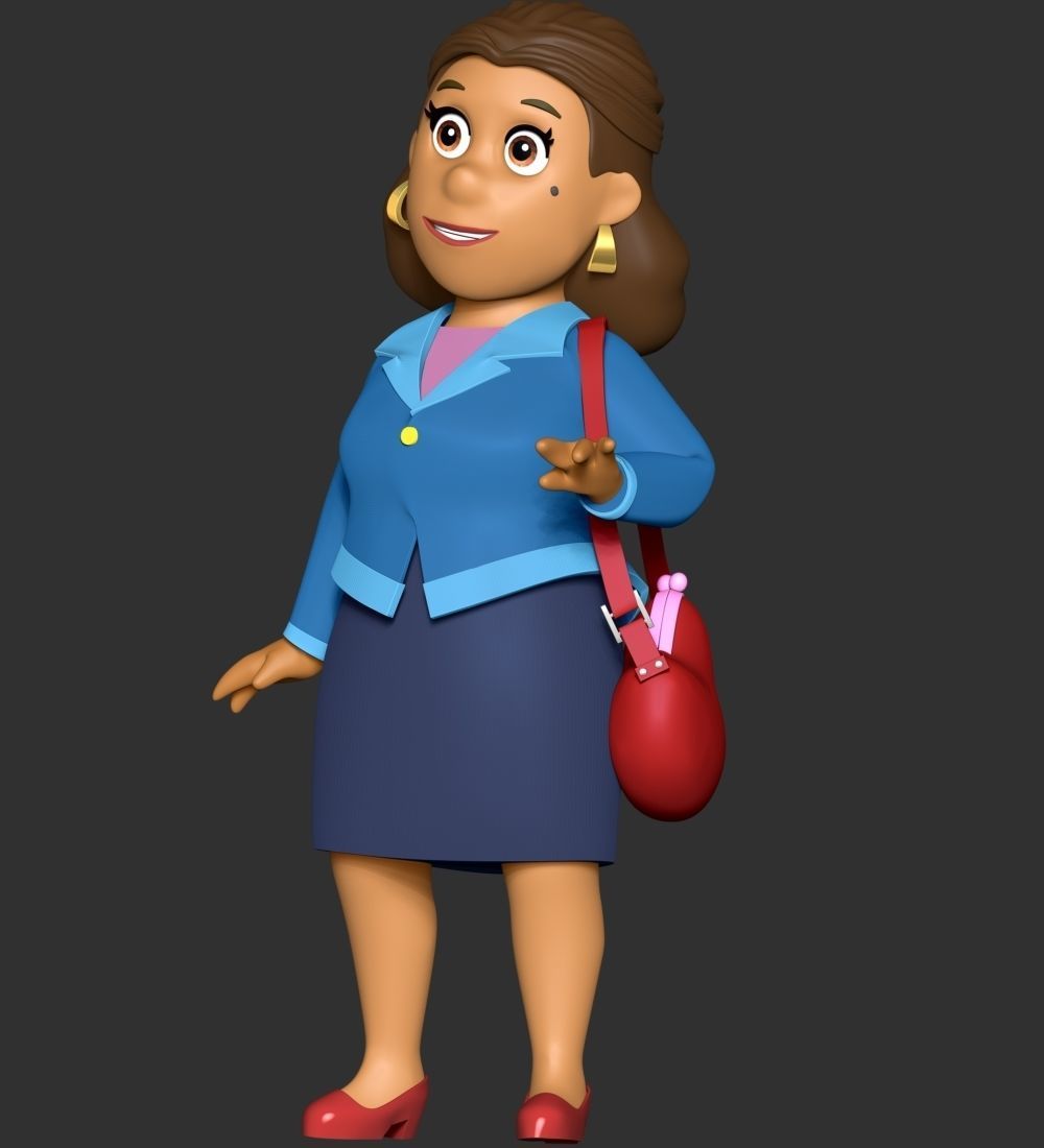 Mayor Goodway - PAW Patrol 3D model 3D printable | CGTrader