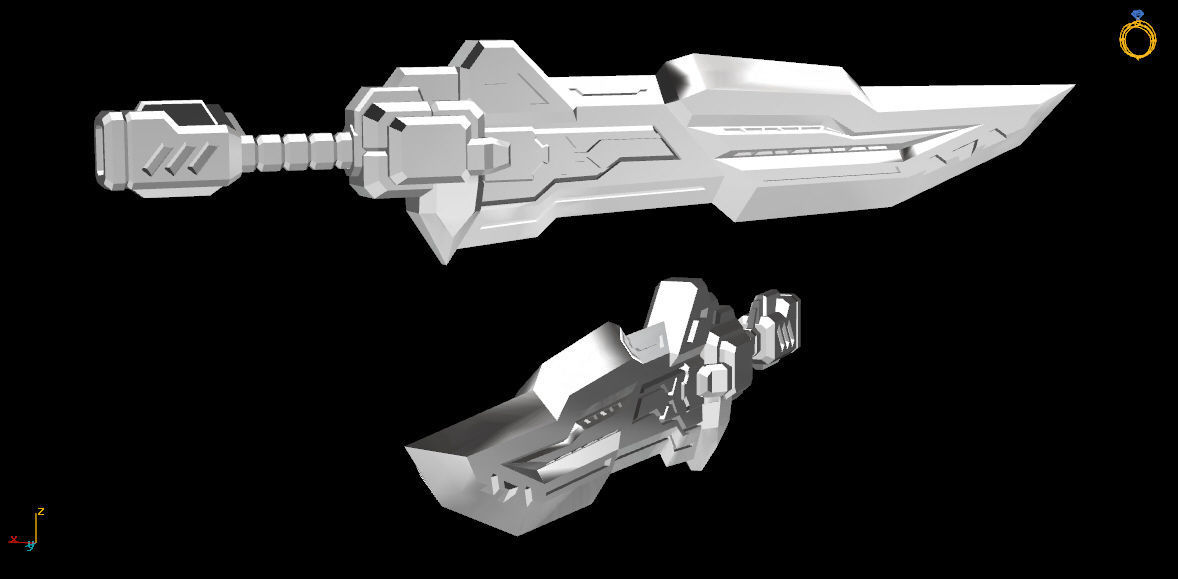 Transformers Optimus Cybertronian Sword 3D model 3D printable | CGTrader