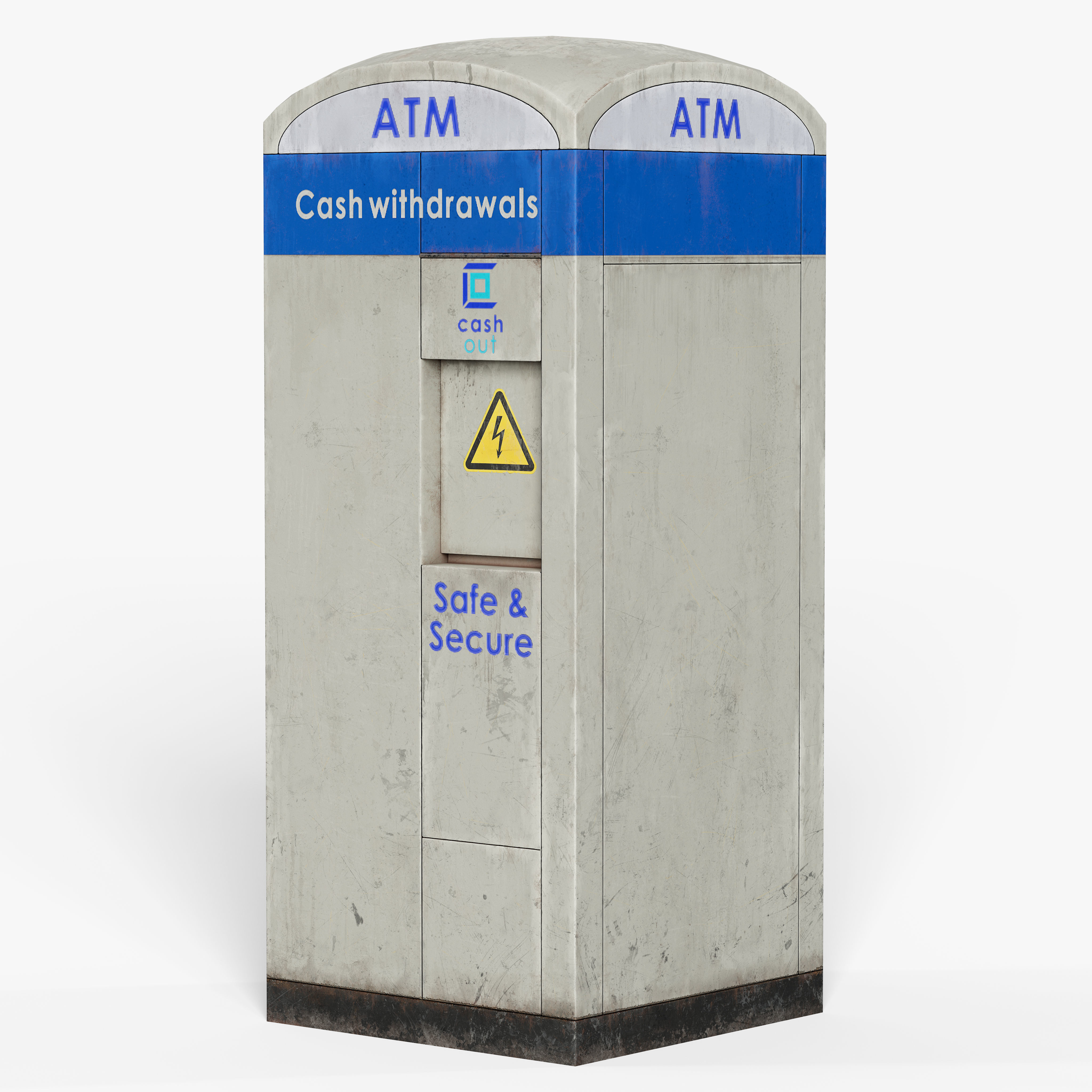 3D model ATM Outdoorstanding VR / AR / low-poly | CGTrader