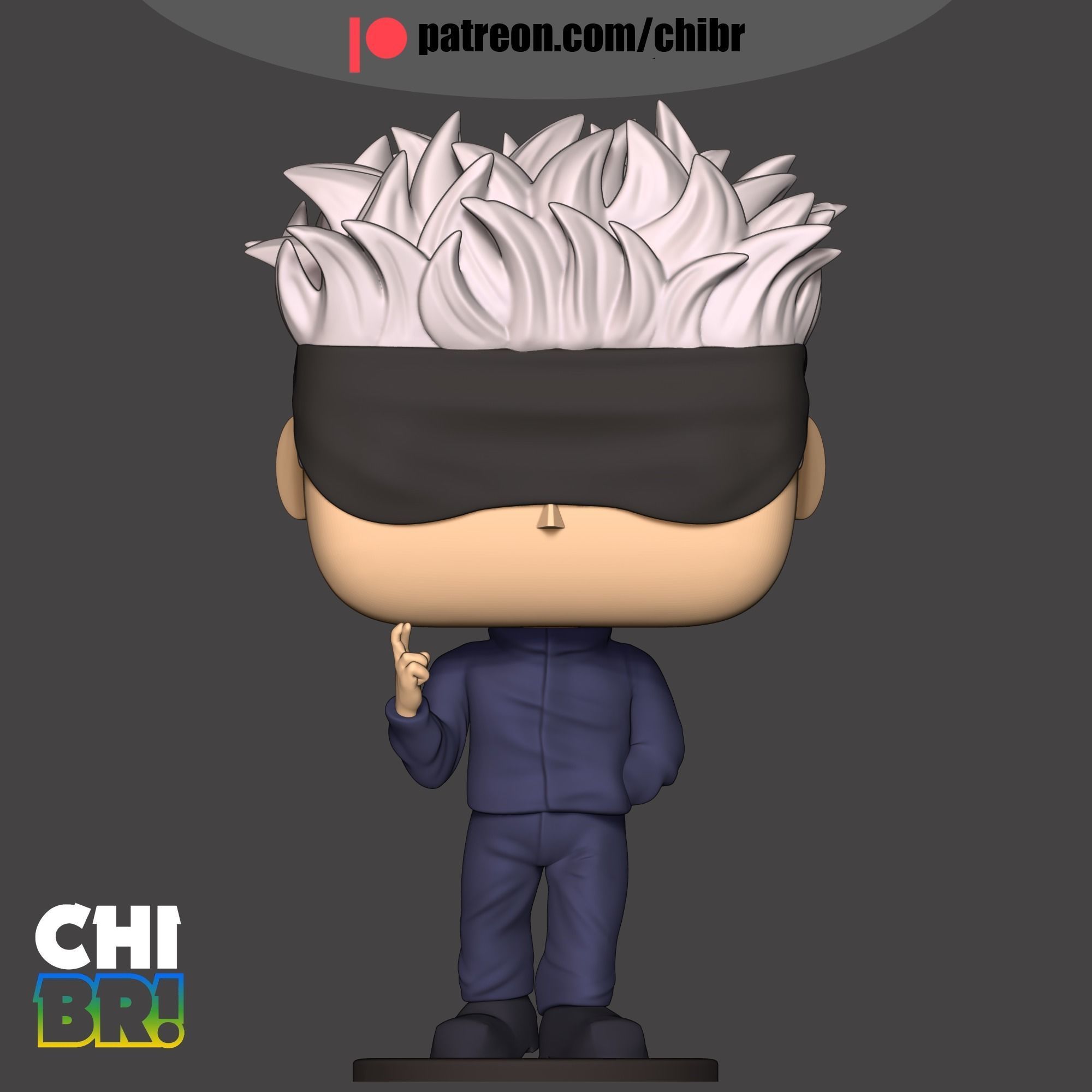 SATORU GOJU - JUJUTSU KAISEN - FUNKO 3D model 3D printable | CGTrader