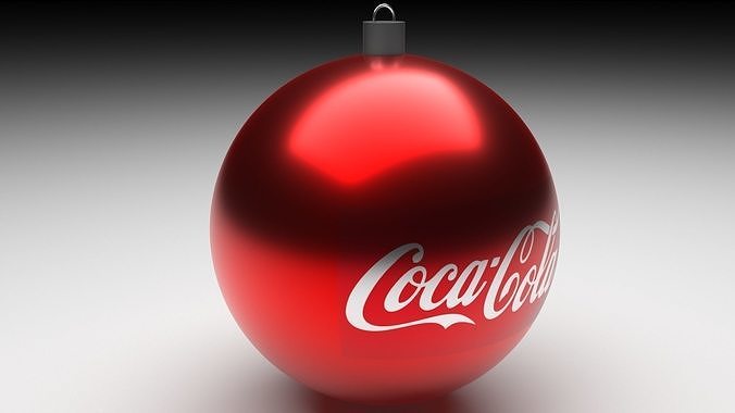 Coca Cola Christmas Ball 3D model | CGTrader