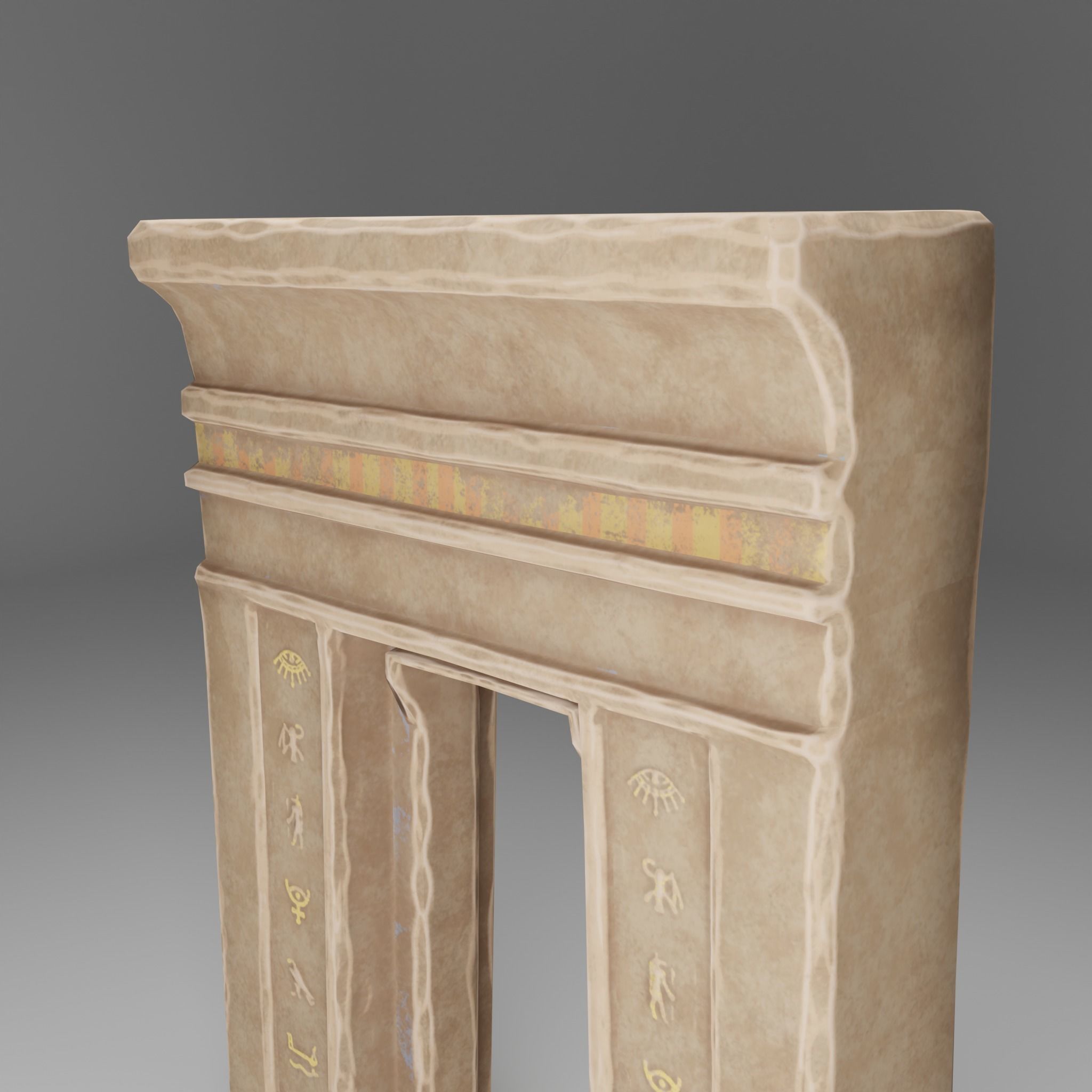 3D model Middle Wall VR / AR / low-poly | CGTrader