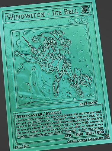 Windwitch - Ice Bell - yugioh 3D model 3D printable | CGTrader