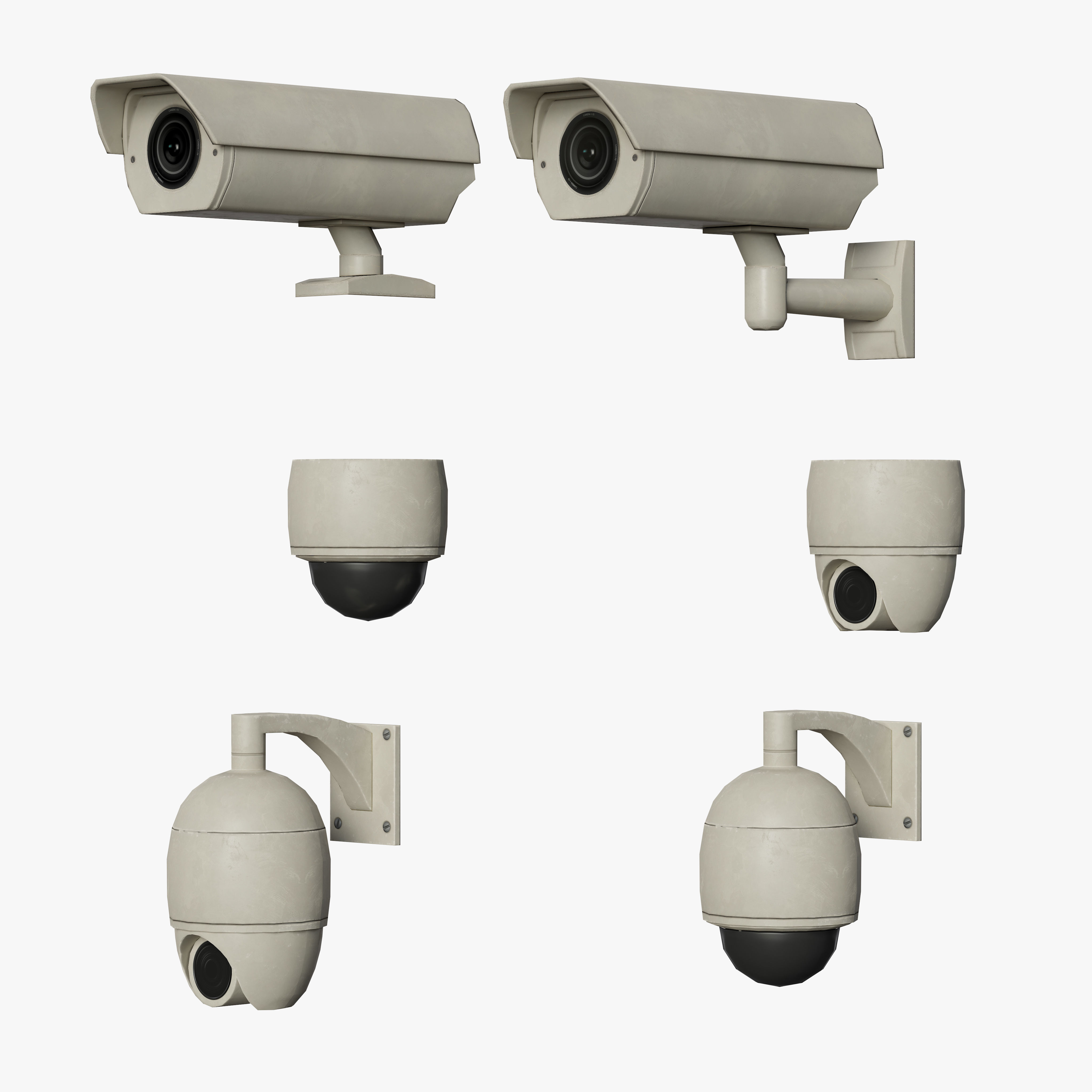 3D model CCTV set VR / AR / low-poly | CGTrader