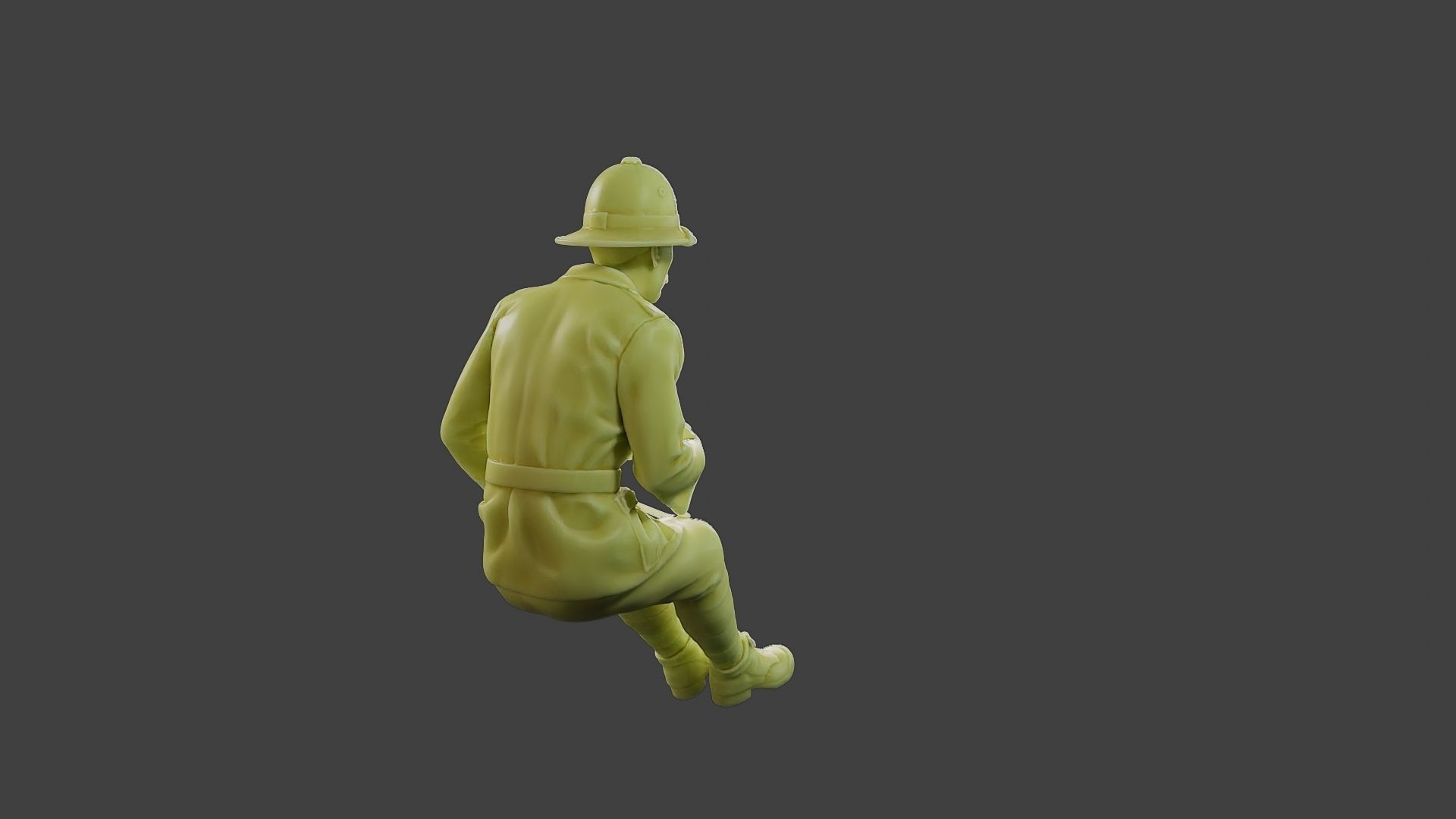 Italian officer Sit ww2 IT1 3D model 3D printable | CGTrader