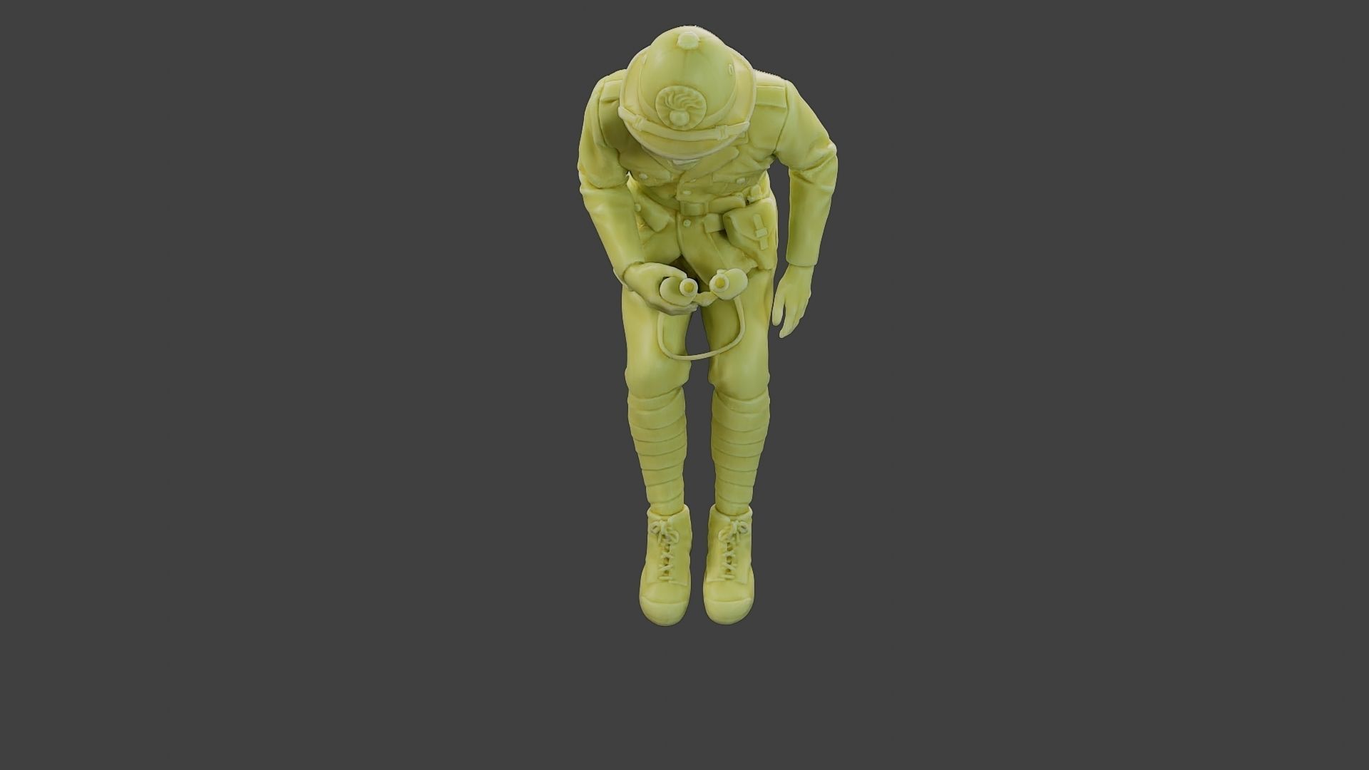 Italian officer Sit ww2 IT1 3D model 3D printable | CGTrader