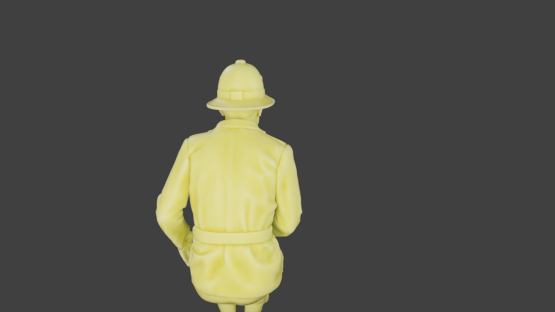Italian officer Sit ww2 IT1 3D model 3D printable | CGTrader