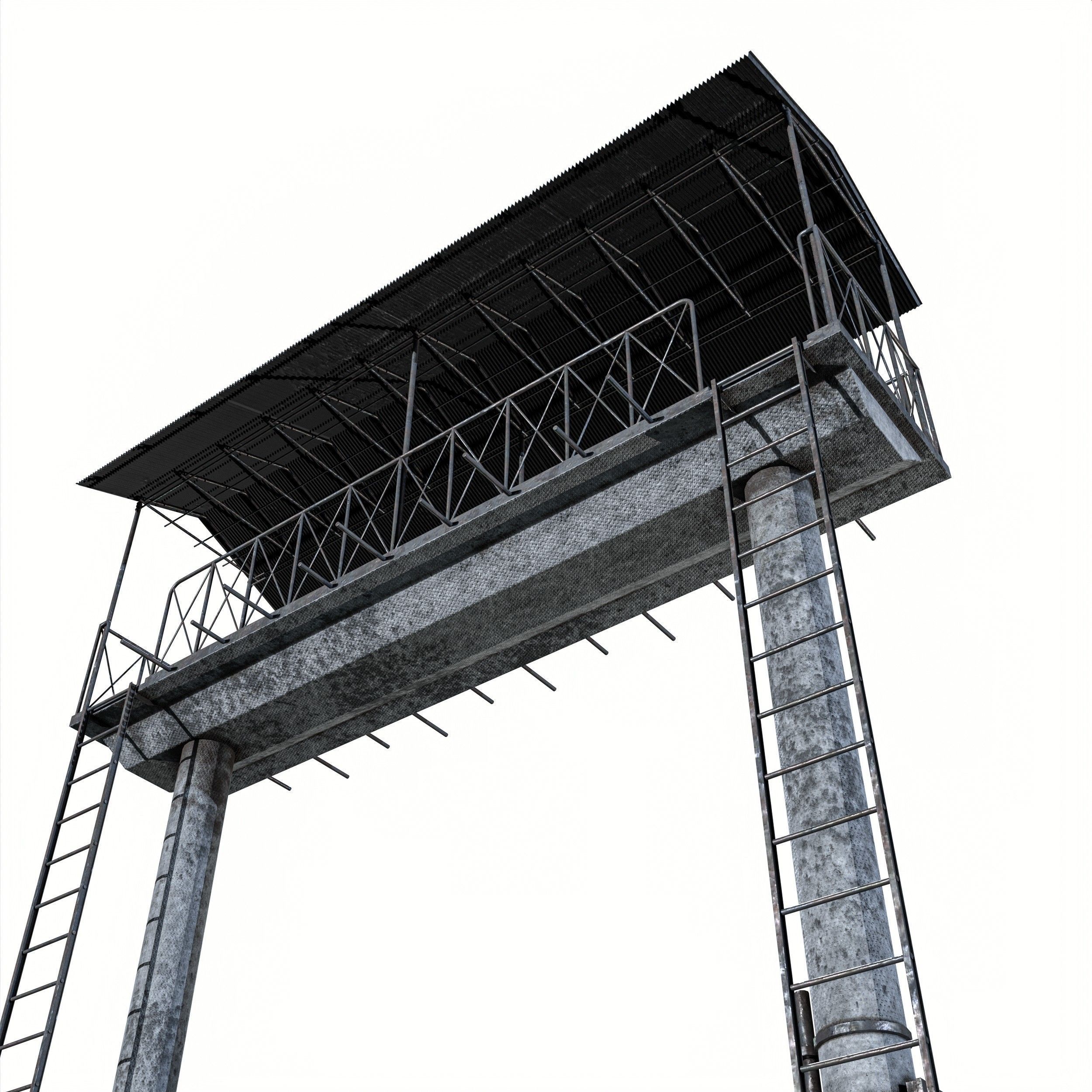3D model Militery Defence Tower Pack VR / AR / low-poly | CGTrader