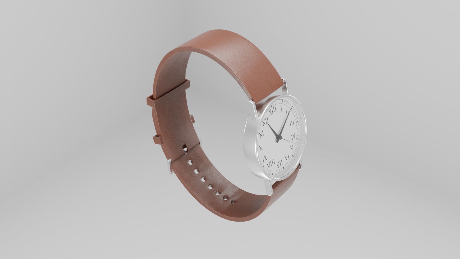 3D model 13 Hour Wrist Watch VR / AR / low-poly | CGTrader