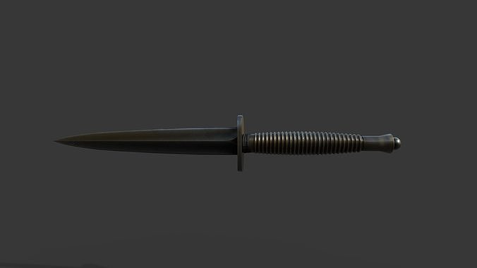 3D model Gaming Knife VR / AR / low-poly | CGTrader