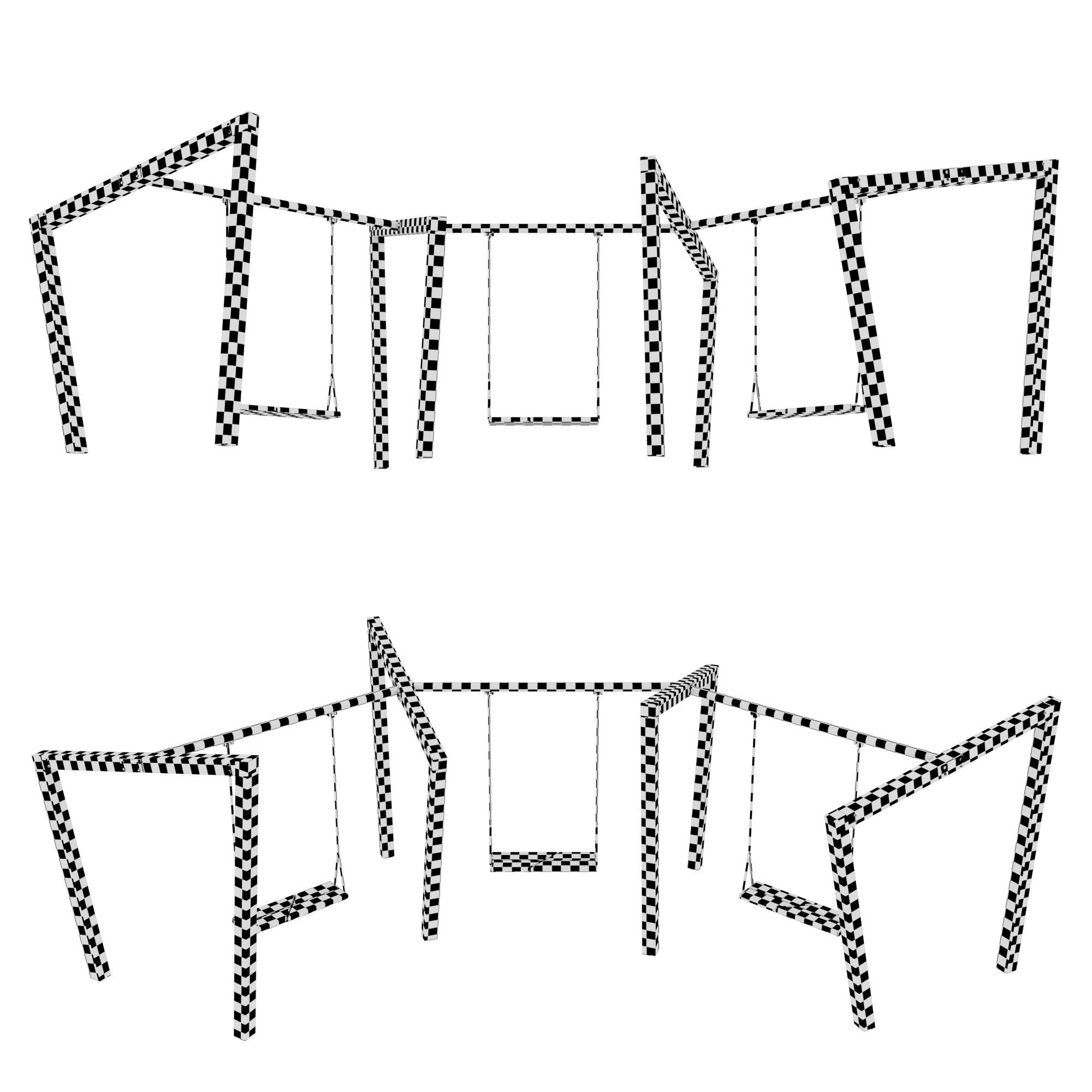 Swing Karakurt with seats 3D model | CGTrader
