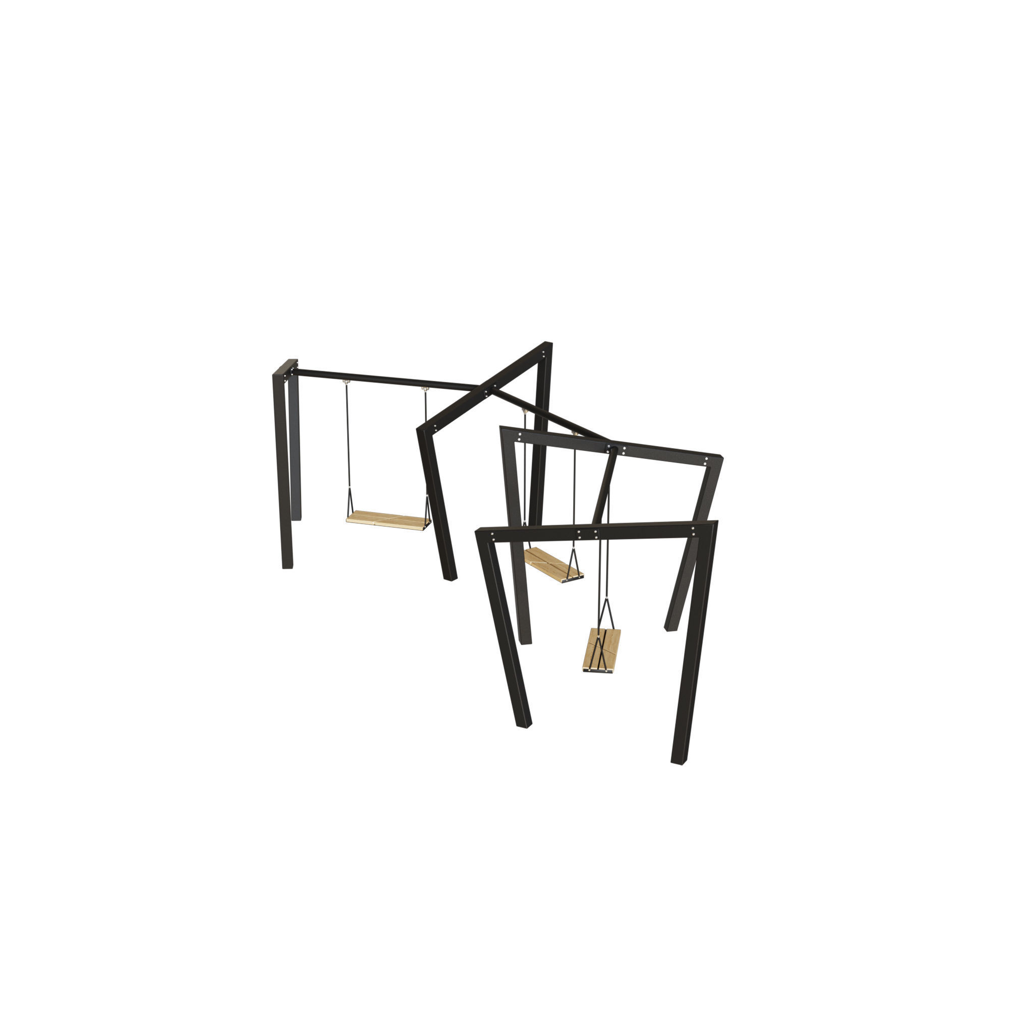 Swing Karakurt with seats 3D model | CGTrader